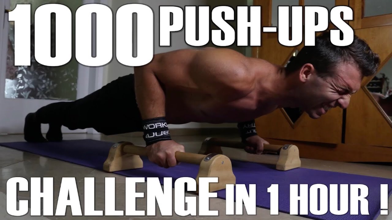 1000 PUSH UPS IN 1 HOUR / STAN BROWNEY CHALLENGE ! - YouTube