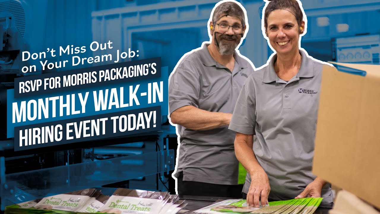 Morris Packaging's Monthly Walk-In Hiring Event: Jefferson City ...