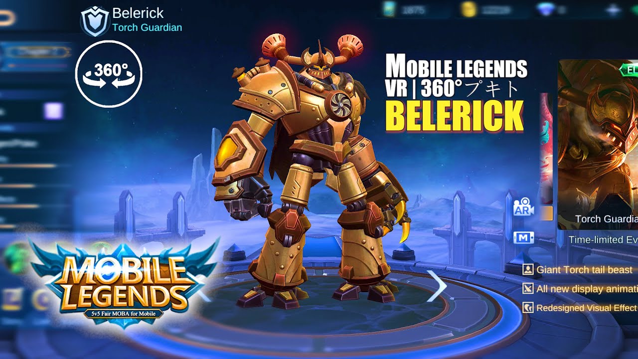 Belerick Revamped! Rank Gameplay - Mobile Legends VR | 360° - YouTube