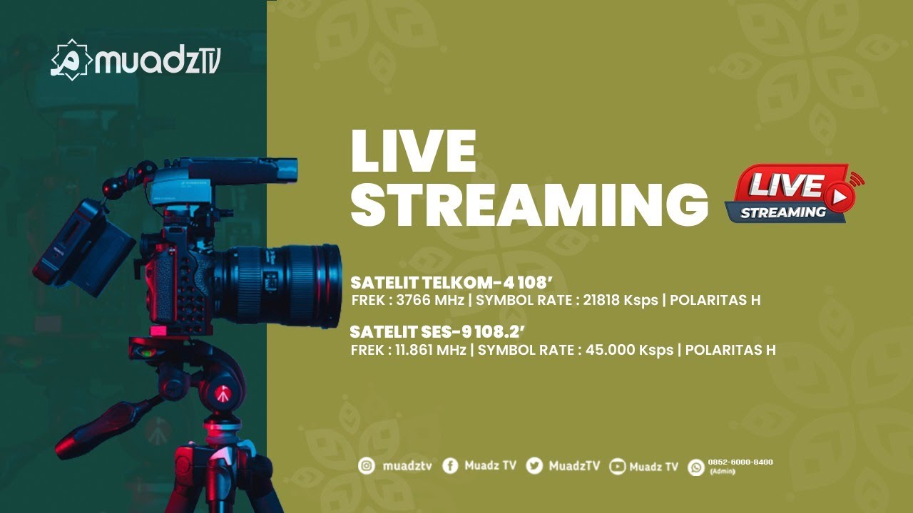🔴 *[LIVE] KAJIAN SYARAH KITABUL JAAMI | Ustadz Muhammad Dhamarudin, Lc ...