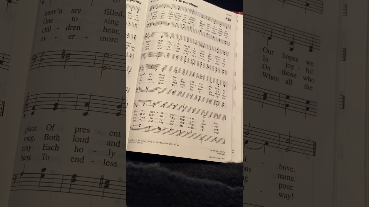 Hymn 528: Christ is our cornerstone - YouTube
