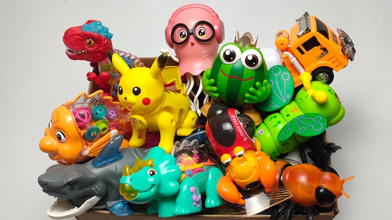 Toy asmr ,6:55 Minutes Satisfying with Unboxing ,Toys Set,Collection ...