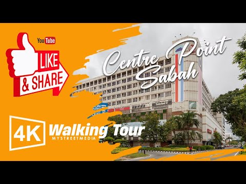 4K Centre Point Sabah Shopping Mall Walking Tour | KOTA KINABALU ...