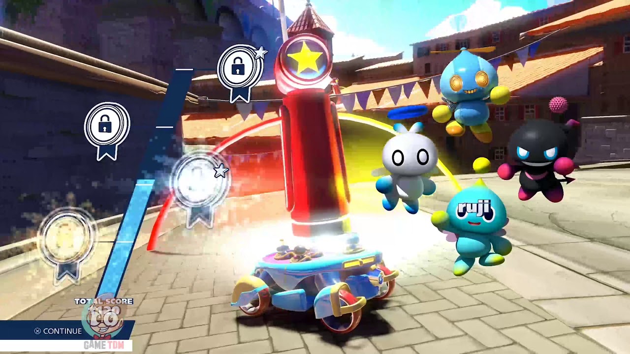 TEAM SONIC RACING CHAO Market Street PS4 Pro Gameplay 4k 1440p 60ᶠᵖˢ HD ...