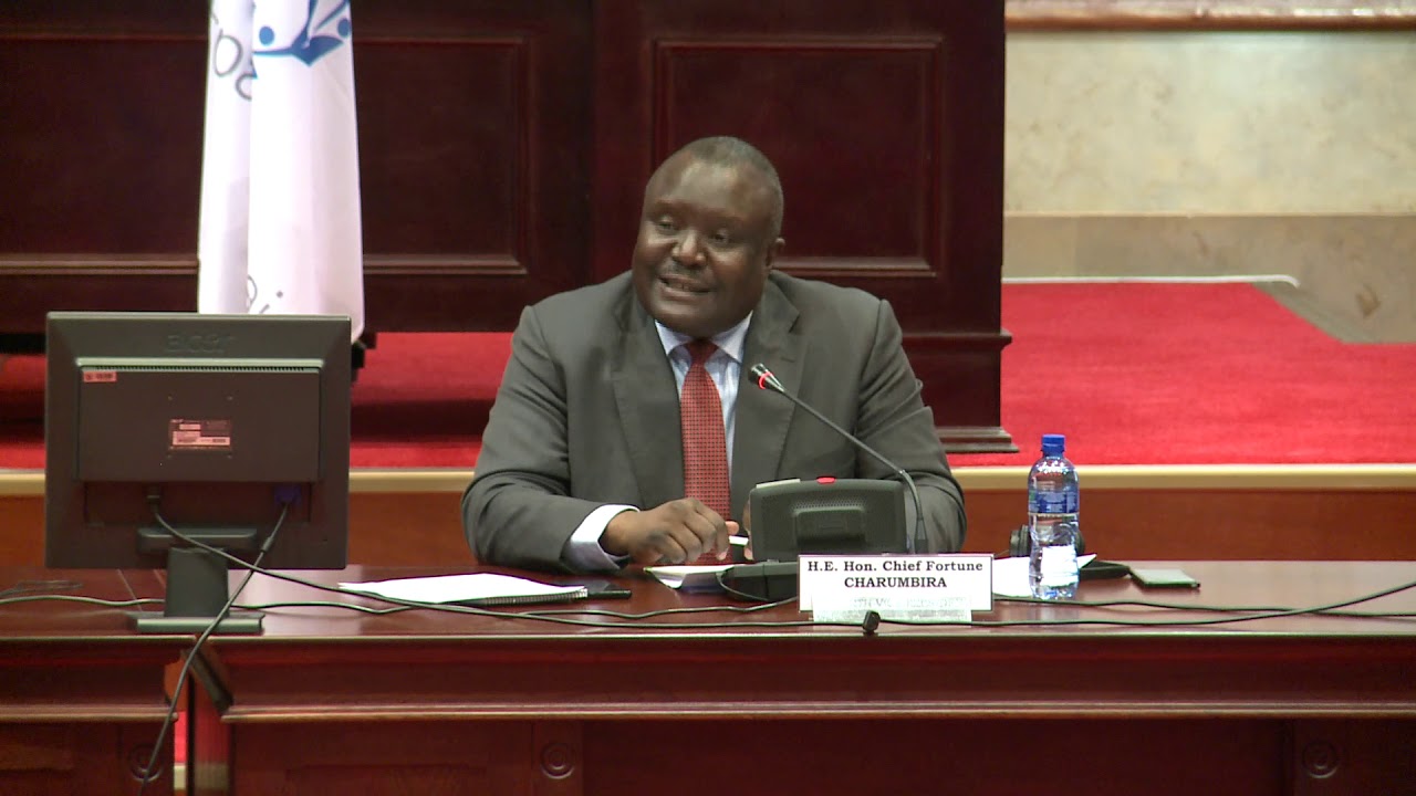 Closing remarks by Hon. Chief Fortune Charumbira - YouTube