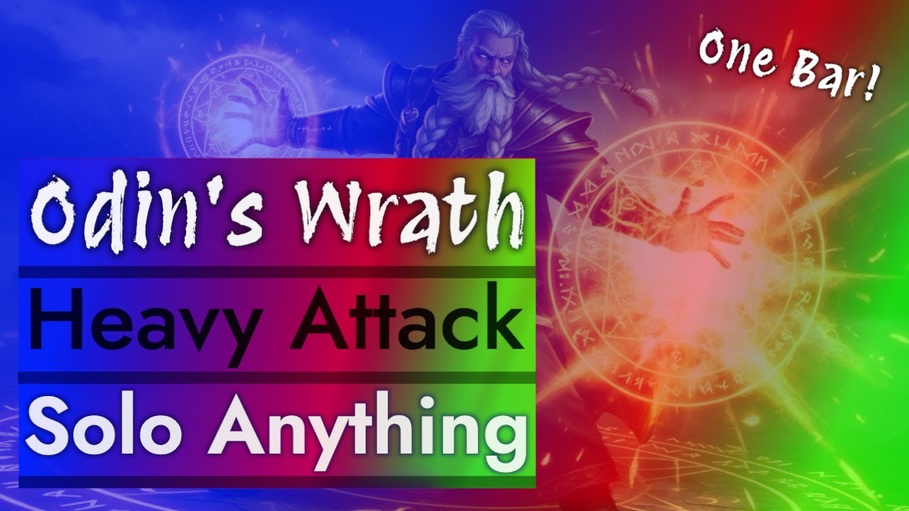Odin's Wrath Solo Heavy Attack Build | Multiclass Sorc/NB/Arc U46 - YouTube