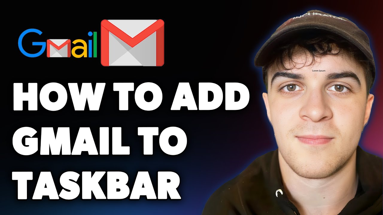 How to Add Gmail to Taskbar (Full 2025 Guide) - YouTube