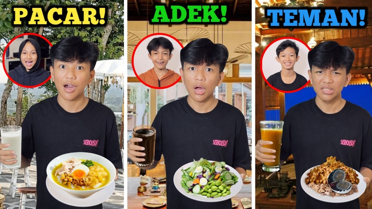 Seharian Makan Di Atur Adek Pacar Dan Teman Youtube