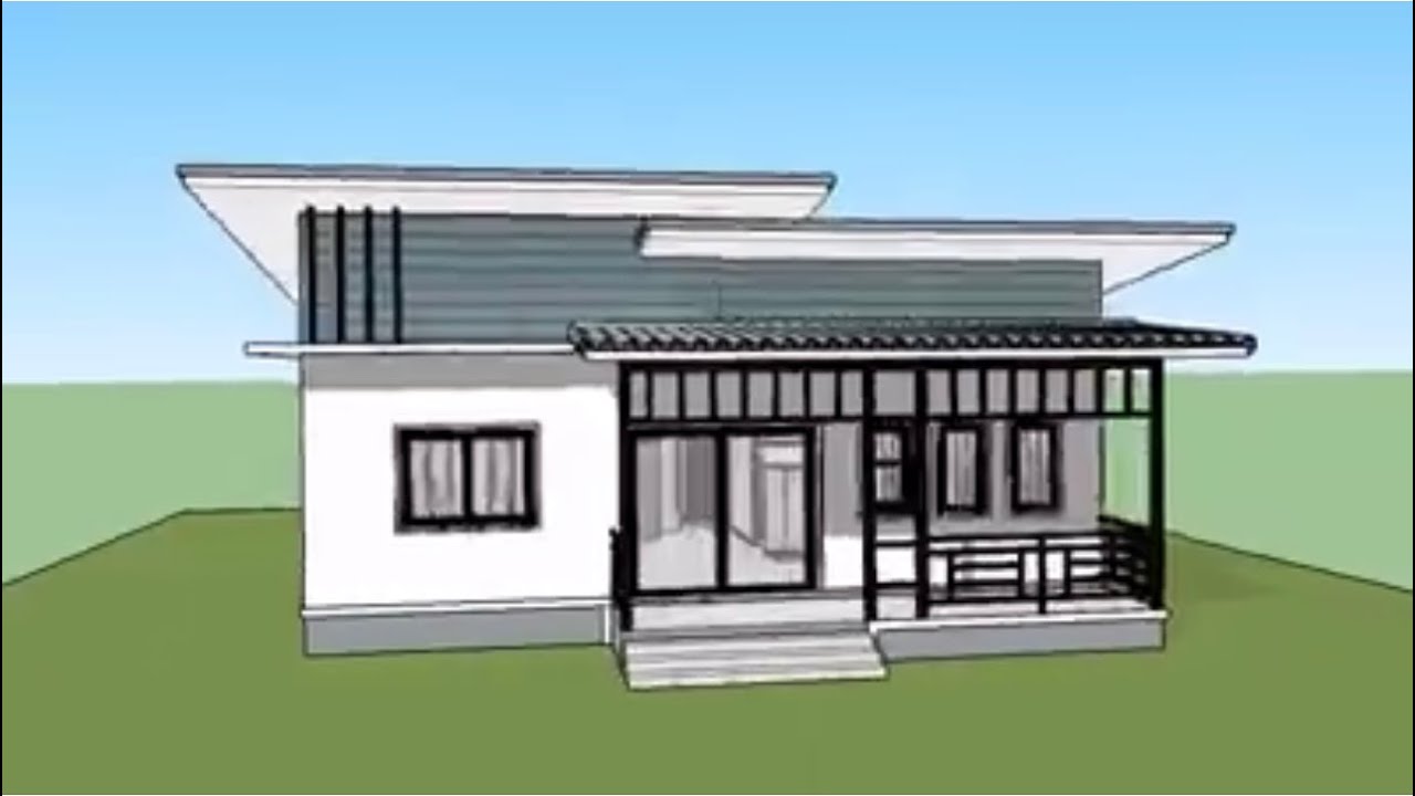 1356_Small 3D home design contraction plans shot video | beautiful ...