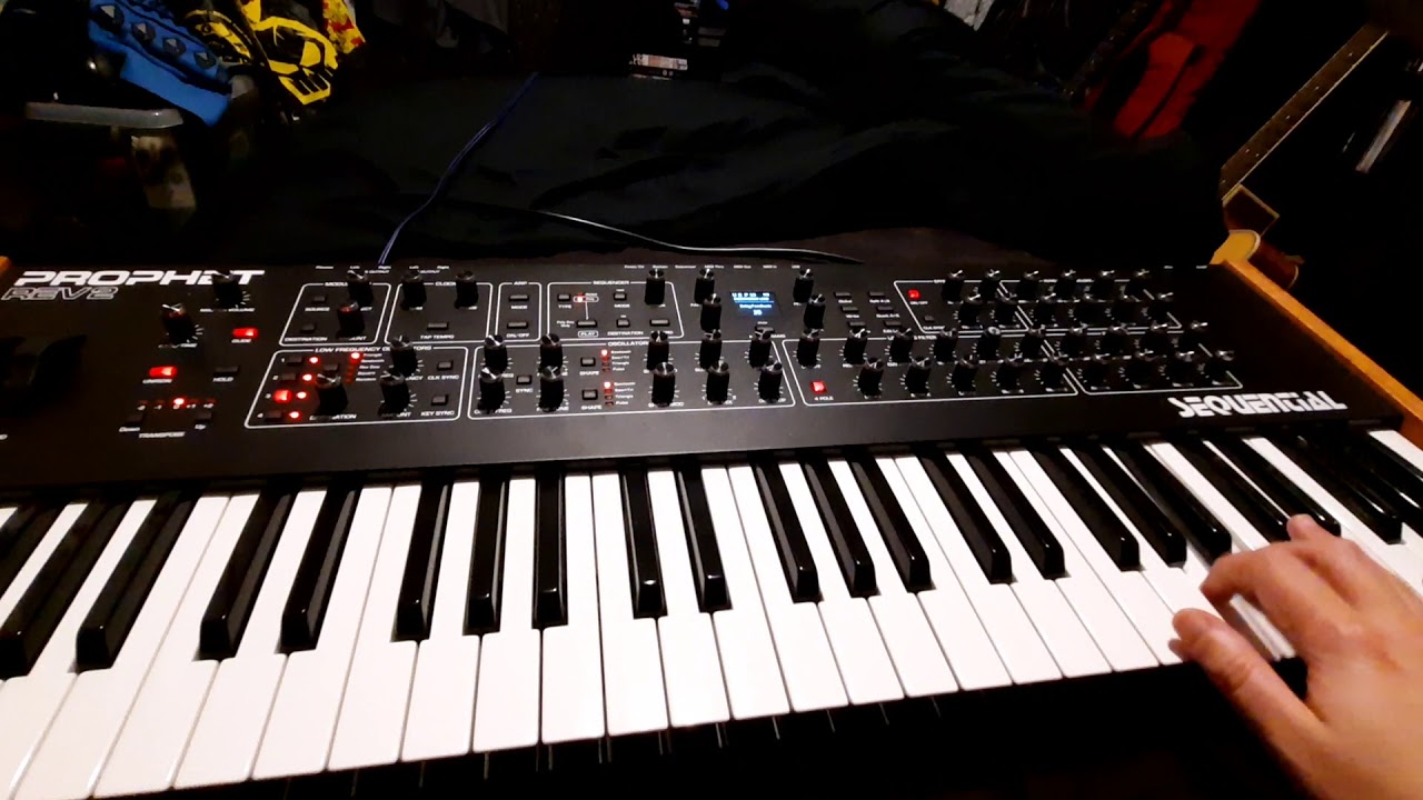 Rush- Subdivisions synth solo Sequential Prophet Rev2 by Russ Vale ...