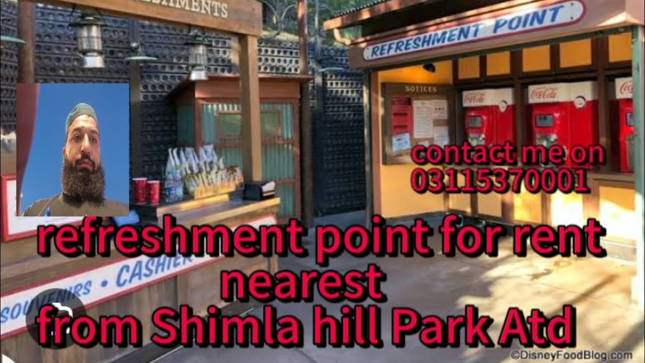 refreshment point for rent near from Shimla Hill Park Abbottabad - YouTube