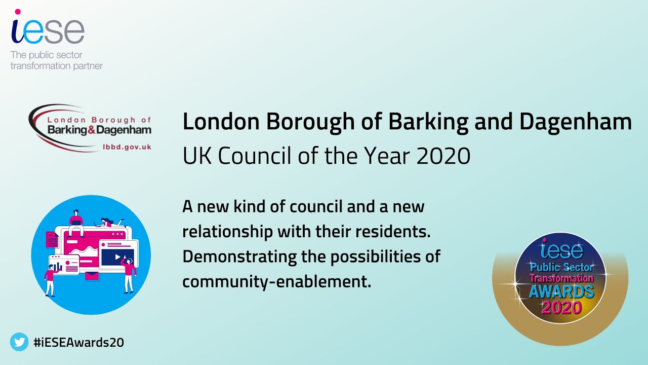 UK Council of the Year 2020 - London Borough of Barking and Dagenham ...