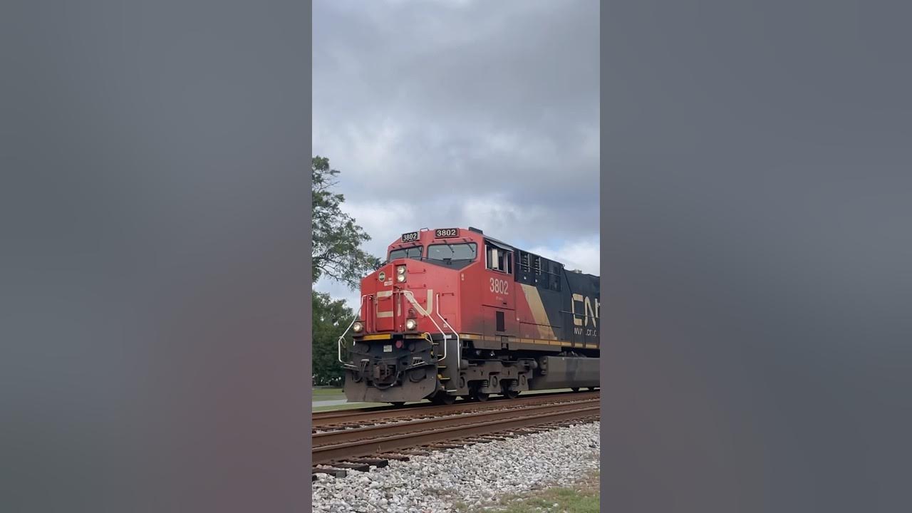 CN 3802 in Folkston GA - YouTube