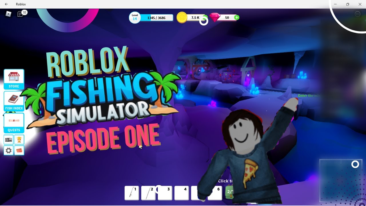 I played a FISHING SIMULATOR?! Roblox fishing sim ep.3 - YouTube