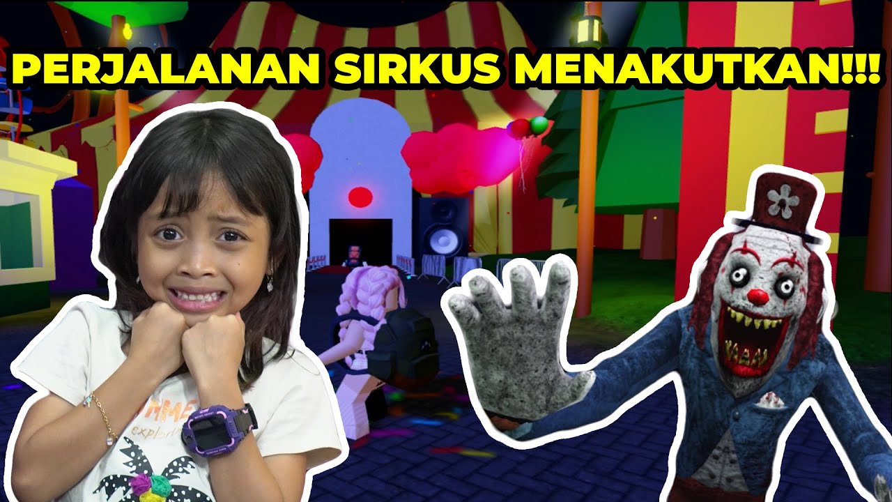GAME SIRKUS SEREM 😱 TAPI LEIKA SERU MAININ ROBLOX AMANDA STORY leika ...