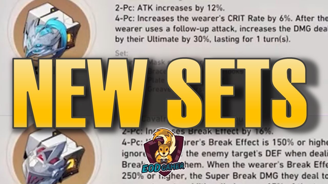 NEW 2.3 Relic Sets - Who Can Use Them & Are They Good in Honkai Star ...