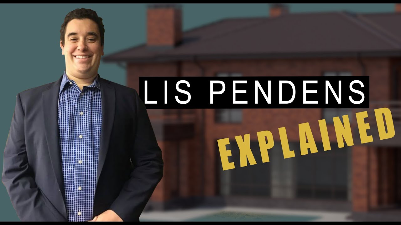 What Is Lis Pendens | Al Nicoletti - YouTube