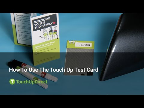 How To Use The TUD Test Card | TouchUpDirect - YouTube
