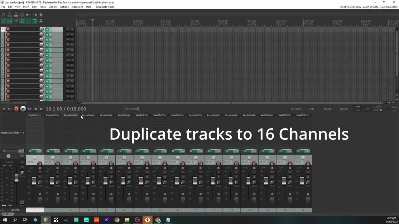 Reaper General Midi Soundfont Tutorial using Arachno SoundFont 1.0 and BassMIDI VSTi 1.4 - YouTube