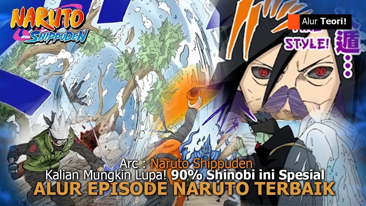 EPISODE NARUTO TERBAIK - Ditangan 5 Shinobi ini DOTON KATON SUITON ...
