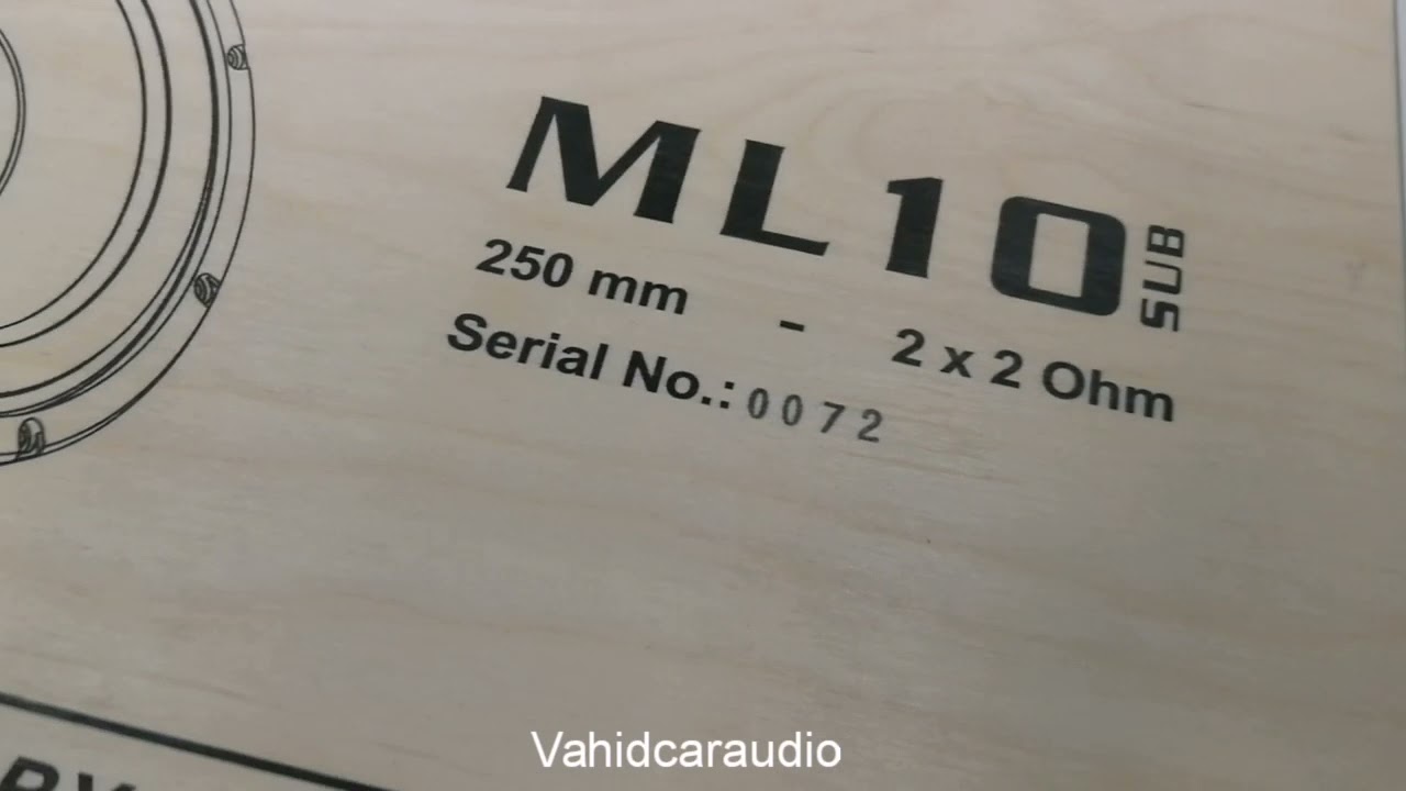 High-End Subwoofer BRAX MATRIX ML10 SUB - YouTube