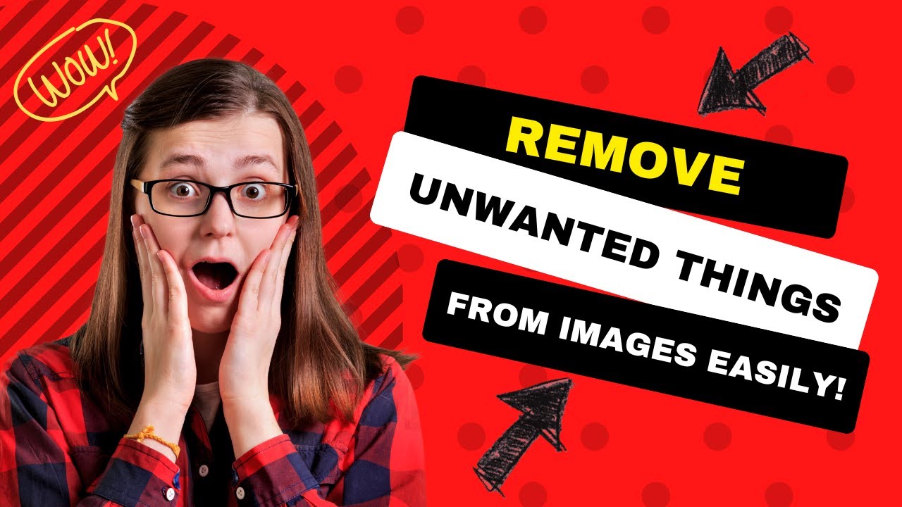 Remove unwanted things from images easily! - YouTube