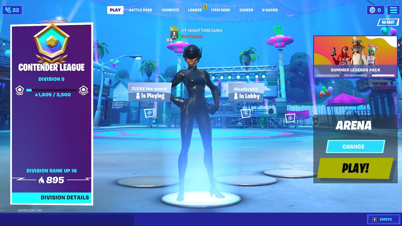 FNCS! Contender's League ARENA Gameplay! 2K Points - YouTube