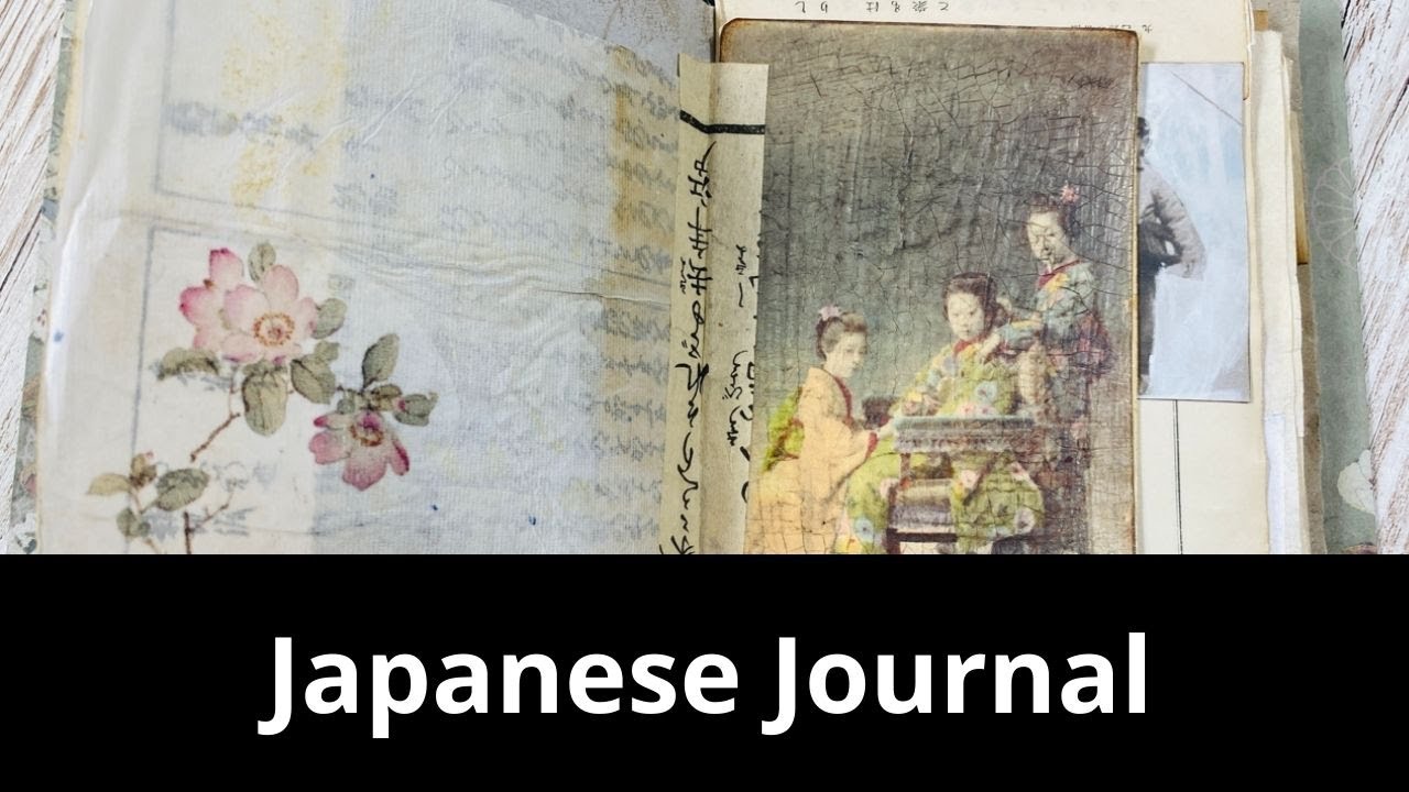 Japanese handmade journal - YouTube