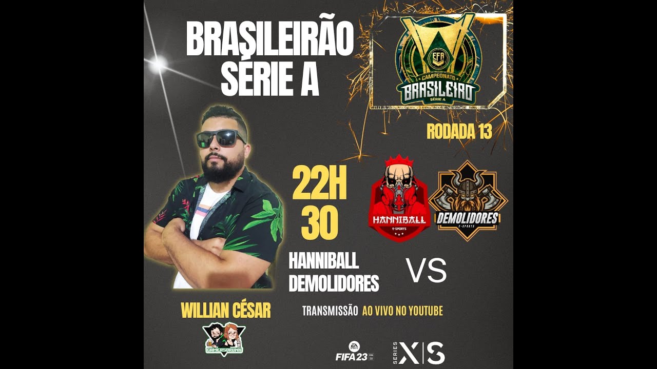 EFA BRASIL | BRASILEIRÃO SÉRIE A | HANNIBAL VS DEMOLIDORES - YouTube