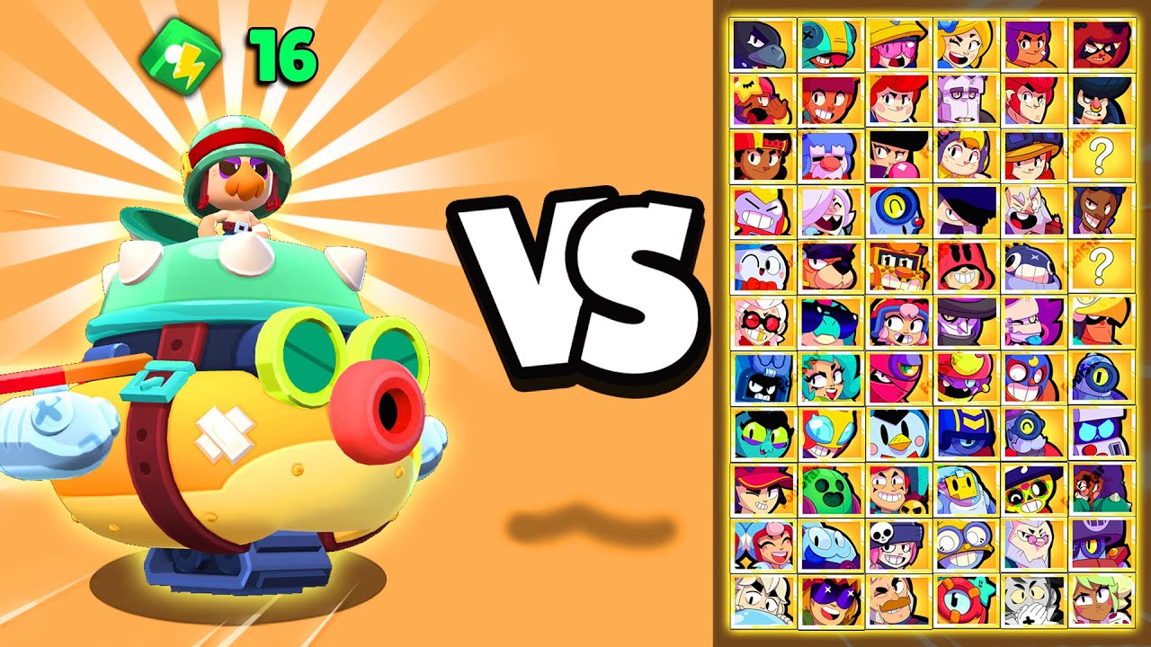 HANK vs Every Brawler !!! Rescue The Brawl Stars - YouTube