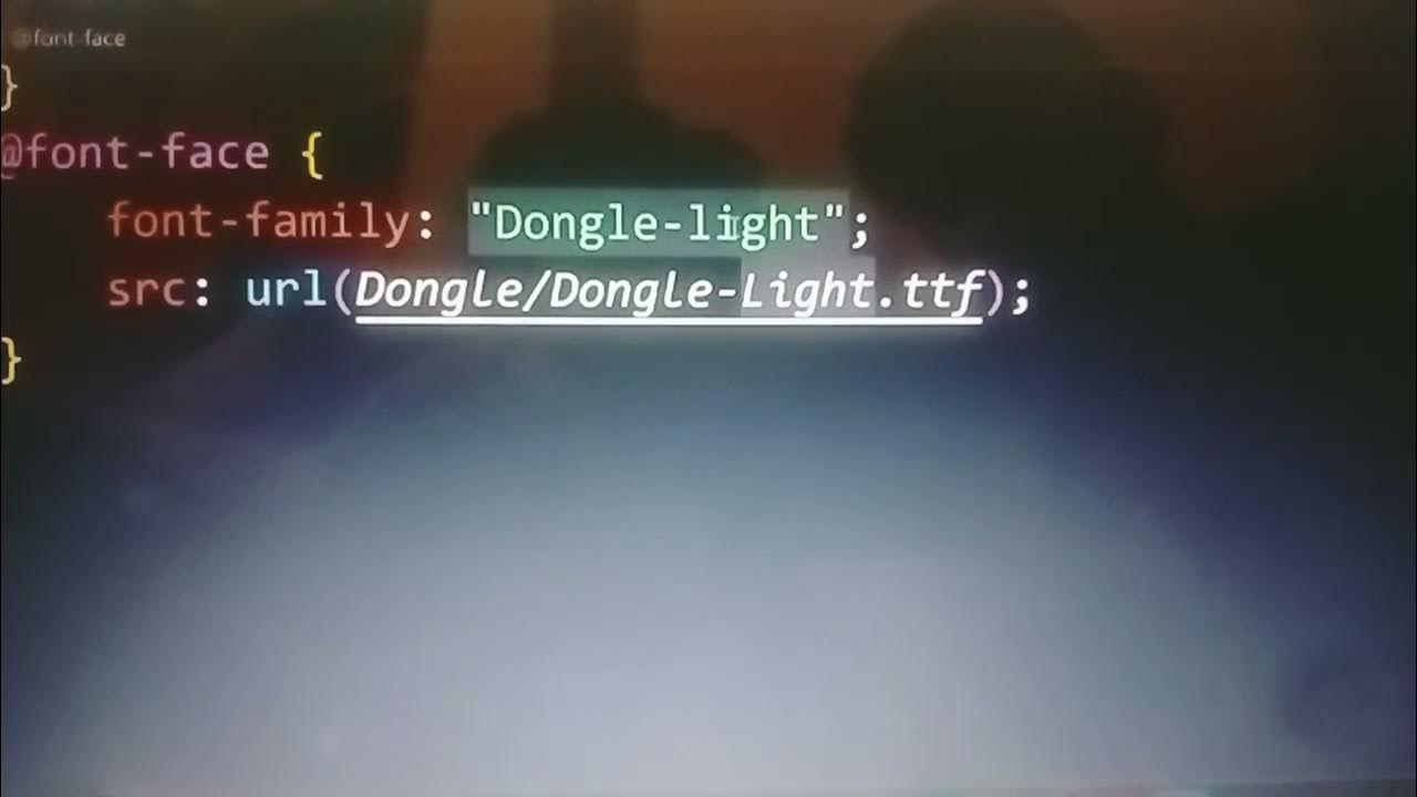 Font Css Coading - YouTube