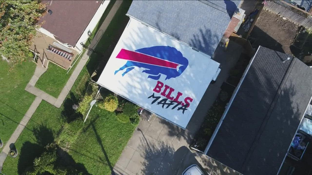 Bills logo on house - YouTube
