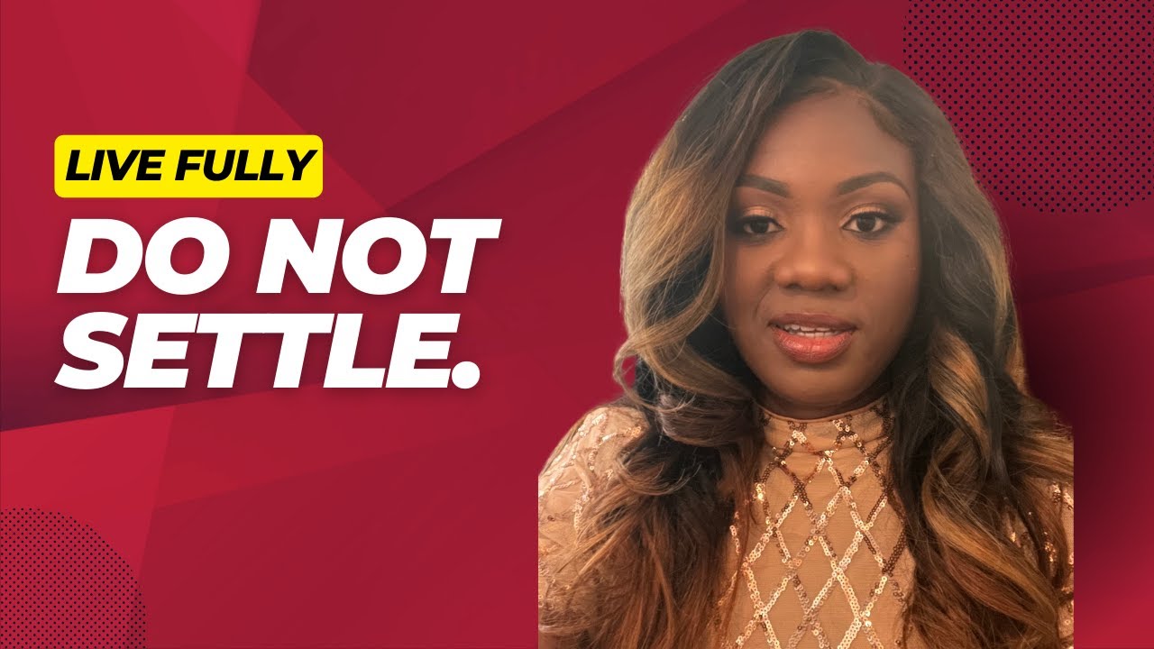 Do Not Settle - YouTube