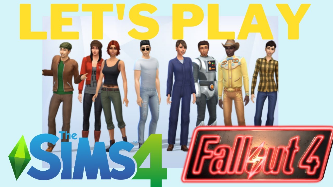 THE SIMS FALLOUT 4 EDITION! Vault-tec experiments begin. - YouTube