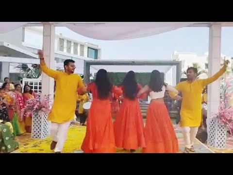 Haldi dance choreography #chittakukkad #haldi #haldiceremony # ...