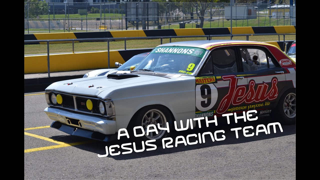 A day at the track with the Jesus racing team - YouTube