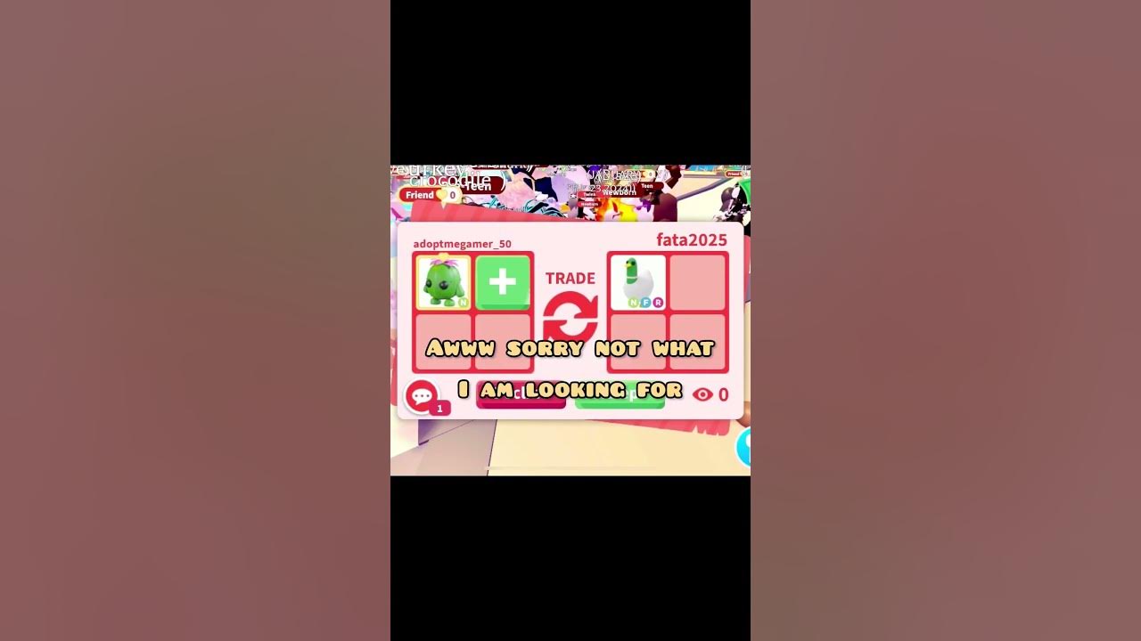 Trading NEON Cactus Friend Adopt Me Roblox - YouTube