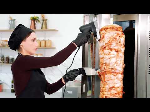 Işıkgaz Silverinox 4 Radyanlı Alttan Motorlu Elektrikli Döner Ocağı