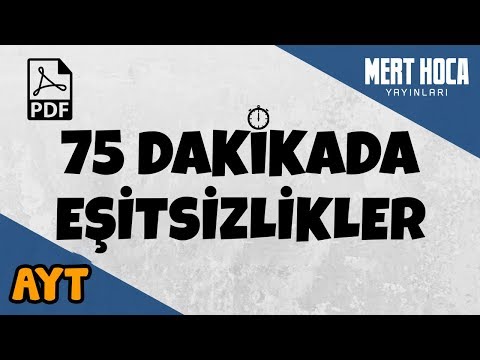Eşitsizlikler Konu Anlatımı (Tek Video)