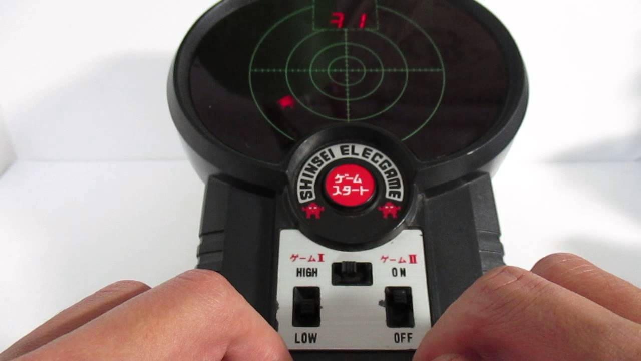 16776 Shinsei (Popy/Bandai) FL LSI Tabletop Game Warp Invader - YouTube