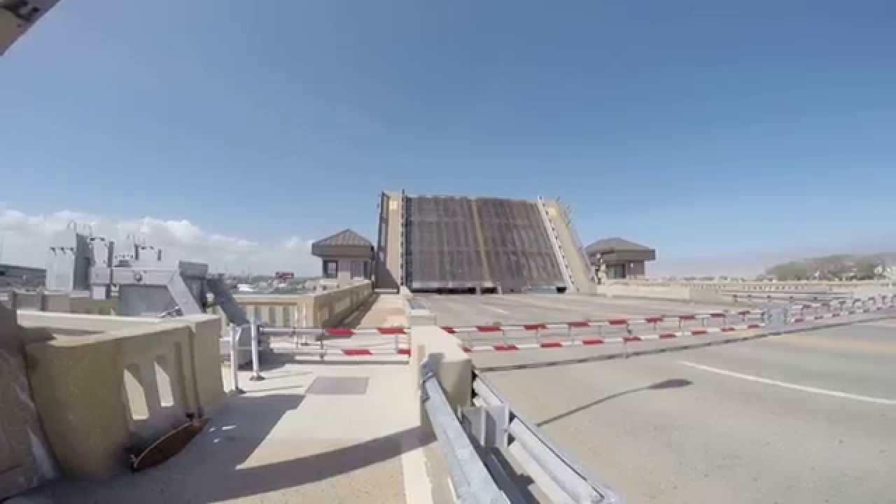 Belmar New Jersey Route 71 Bridge over Shark River Operation 2015 - YouTube
