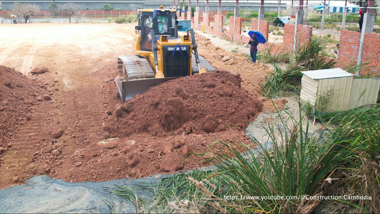 New Updated Project Landfill And Mud Amazing Excavator Clearing Mud ...