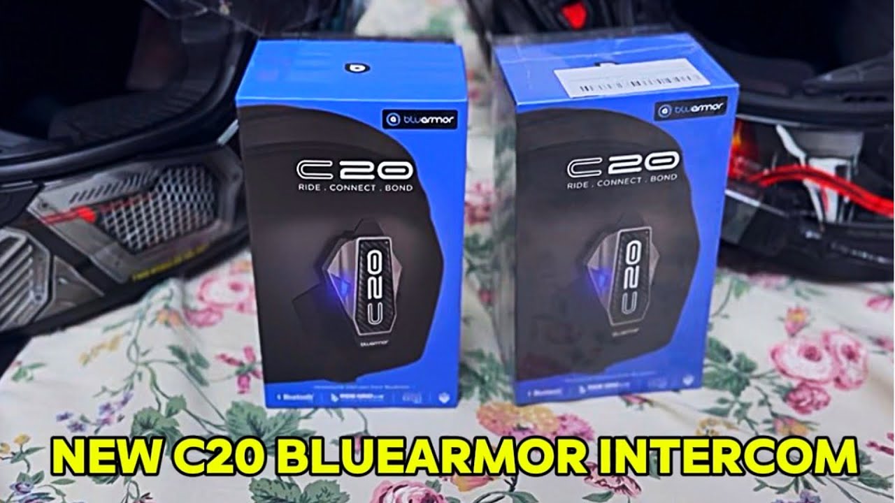 BlueArmor C20 Intercom Unboxing 🔥 | Best Bike Gadget Ever? 😍 | Telugu ...