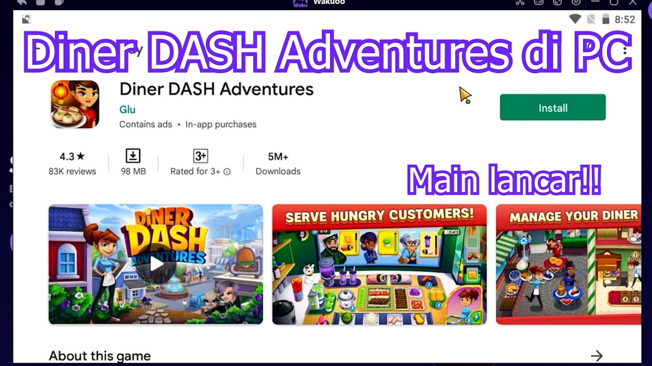 Diner DASH Adventures PC - Cara Download & Main di Windows/ Laptop ...
