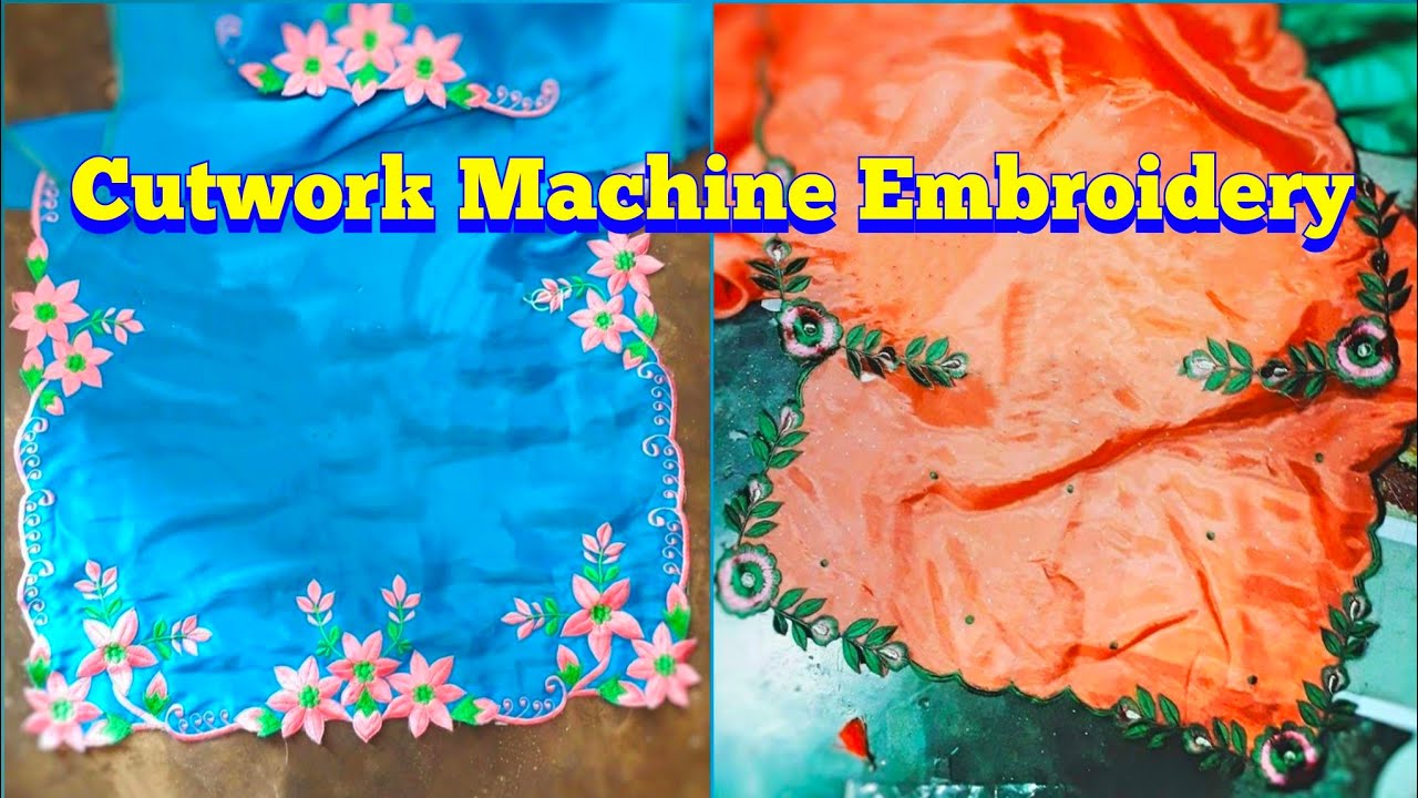 Beautiful Machine Embroidery Cutwork Punjabi Suit Designs | Kadai Wale ...