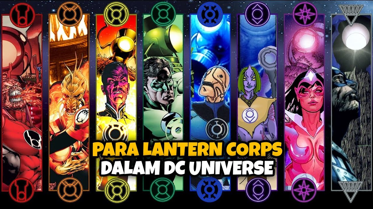 Berbagai Lantern Corps di DC Universe - YouTube