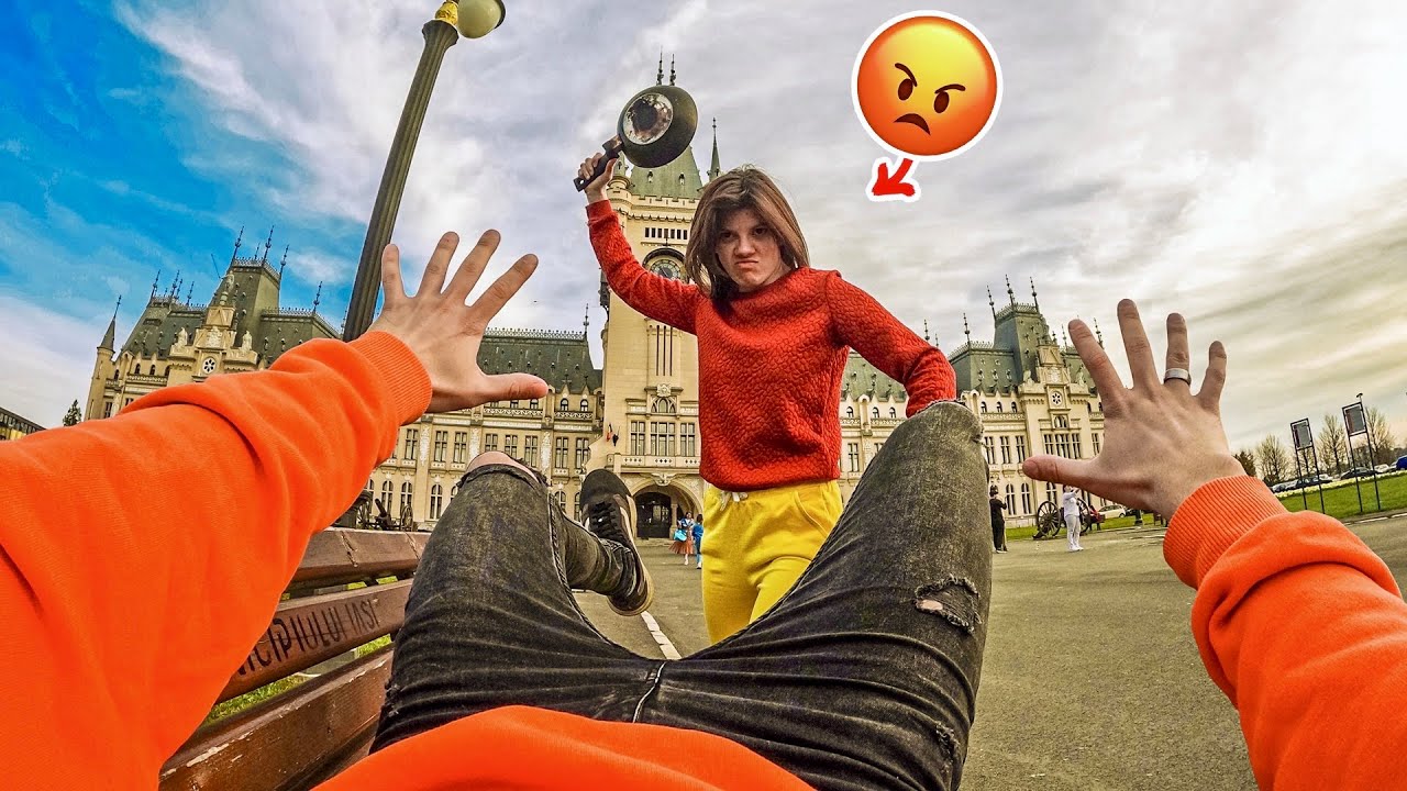 ESCAPING ANGRY GIRLFRIEND ( Epic Parkour POV Chase ) - YouTube