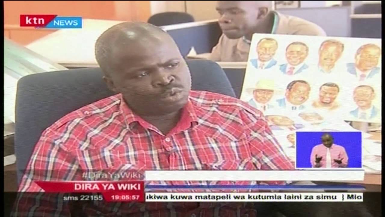 Edward "Juha Kalulu" Gitau akumbukwa kwa kazi yake ya Uchoraji Vibonzo ...