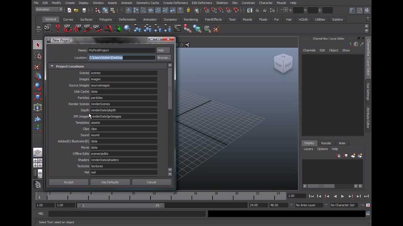 Tutoriel Autodesk Maya Les Bases Youtube