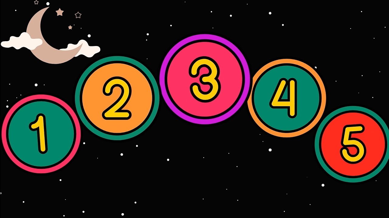 Counting Star At Night |Explore How to Learn Numbers | Number Song ...